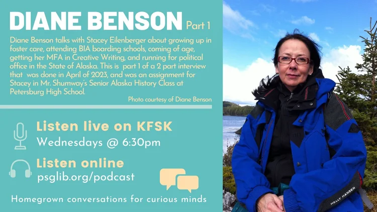 EPISODE 75: Diane Benson (part 1) — Petersburg Public Library