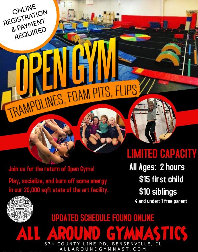 Open Gym — All Around Gymnastics