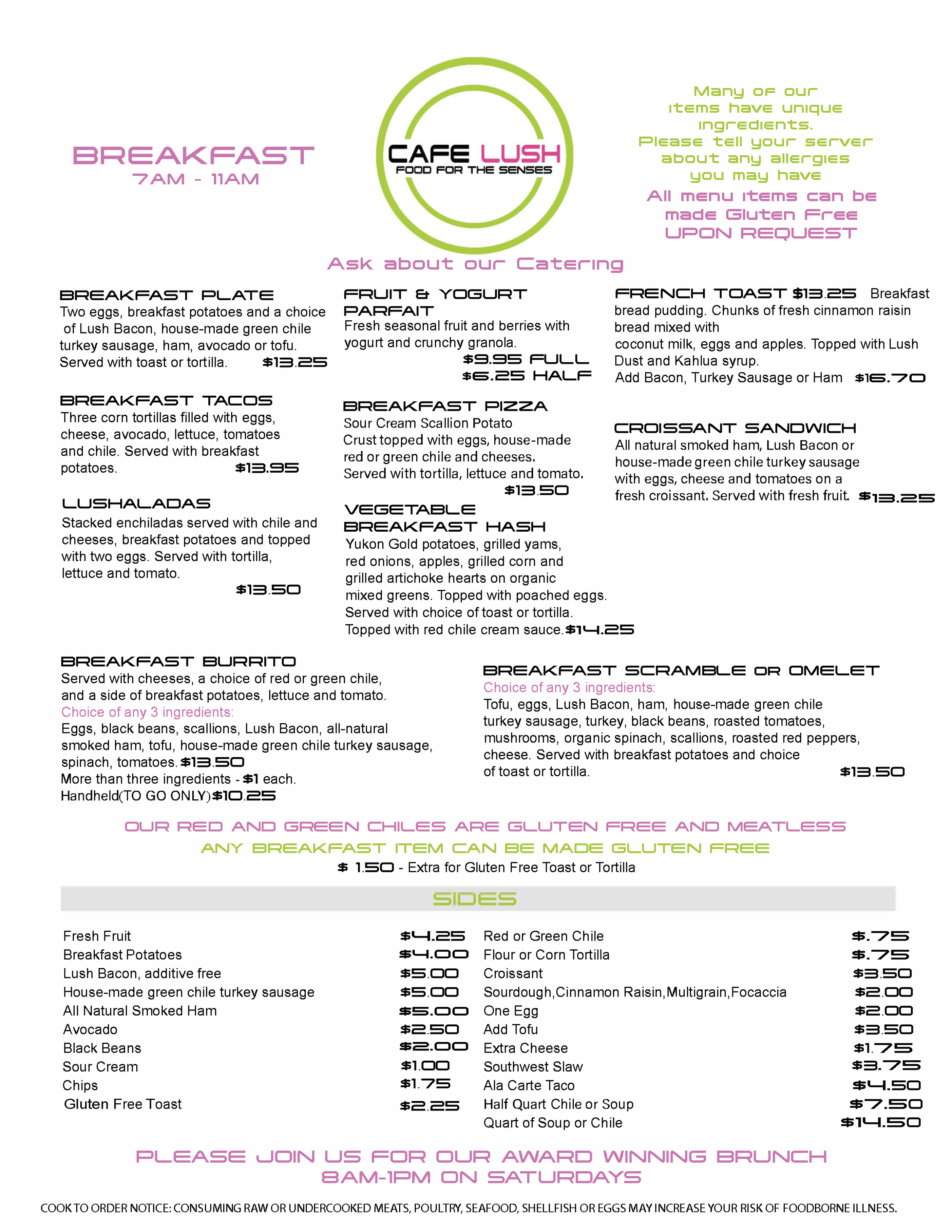 Breakfast — Café Lush