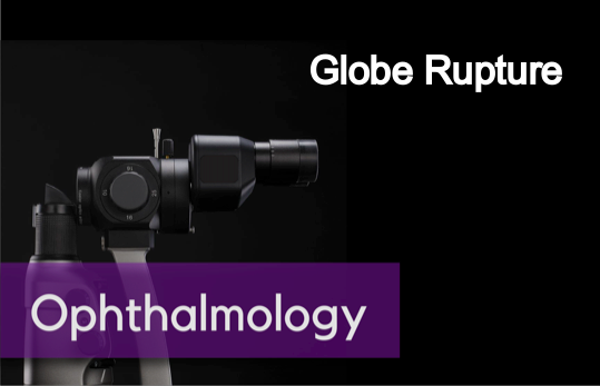 Ruptured Globe Peaked Pupil
