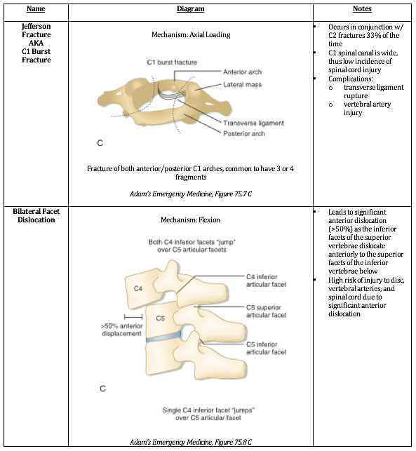 Unstable Cervical Spine Fractures — NUEM Blog