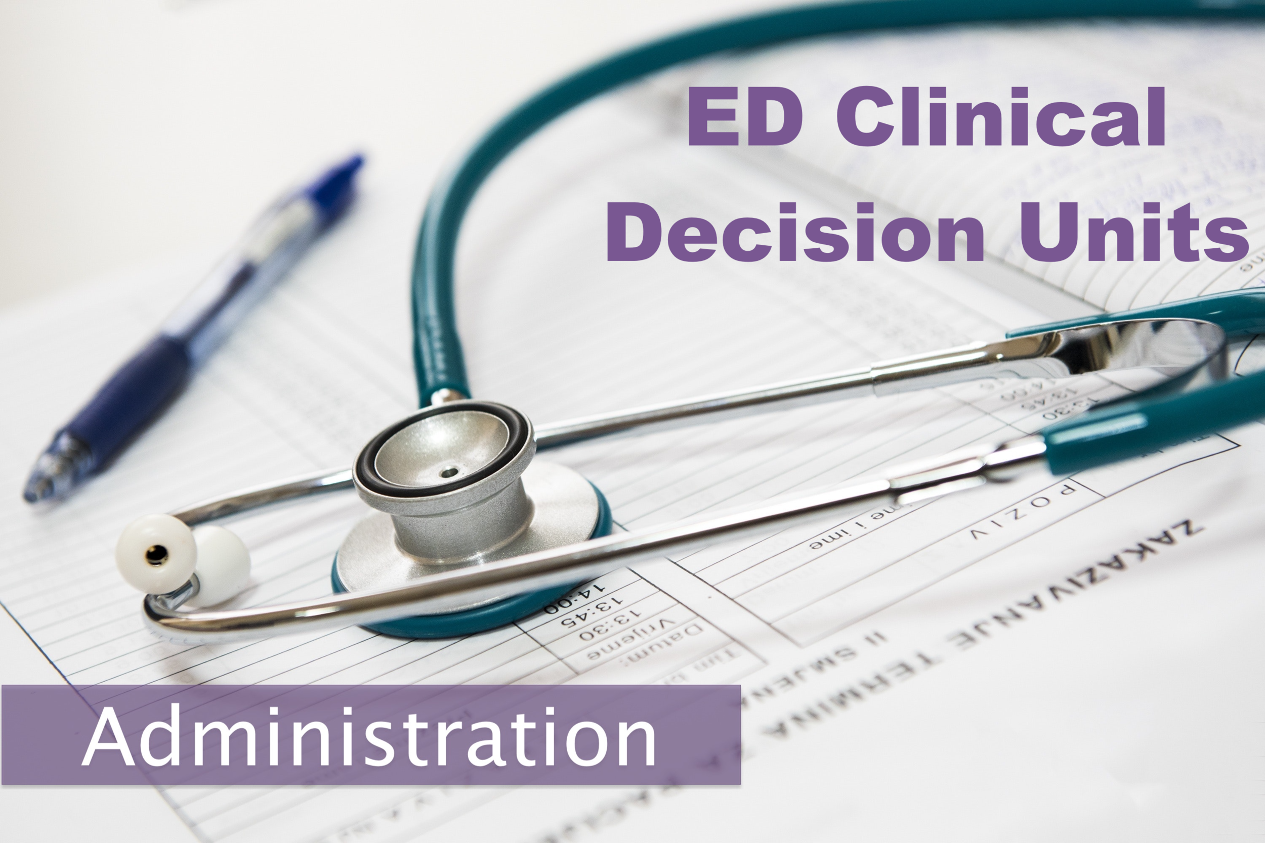 ED Clinical Decision Making Units — NUEM Blog