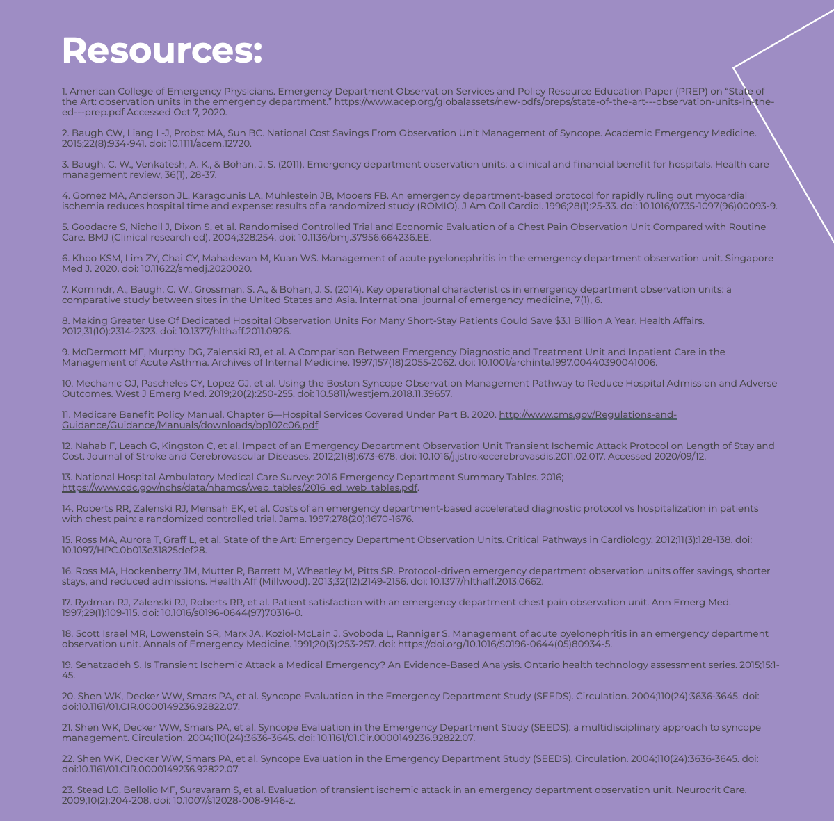ED Clinical Decision Making Units — NUEM Blog