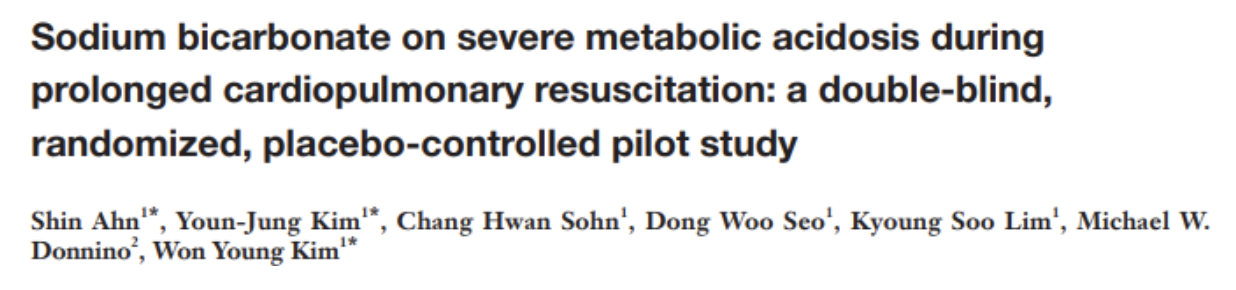 Bicarb in Cardiac Arrest — NUEM Blog