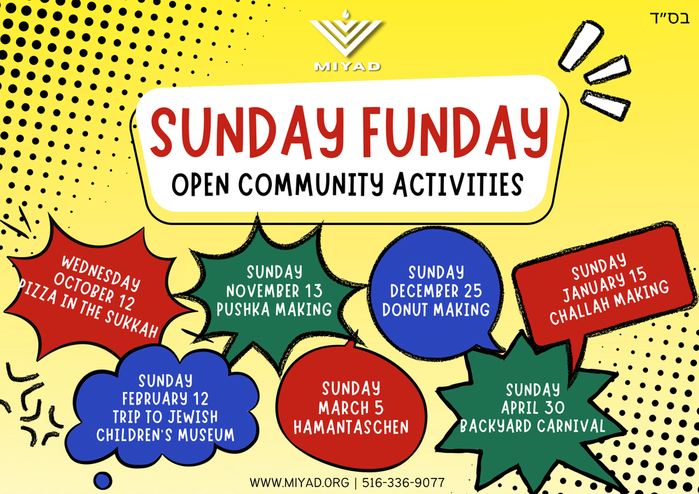 Sunday Funday — MiYaD Chabad