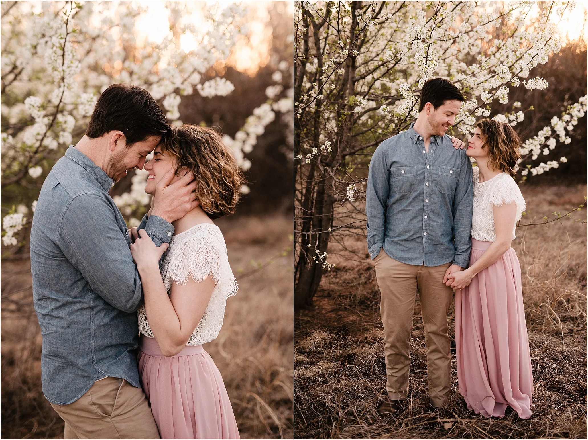 Outdoor Engagement Photos Spring