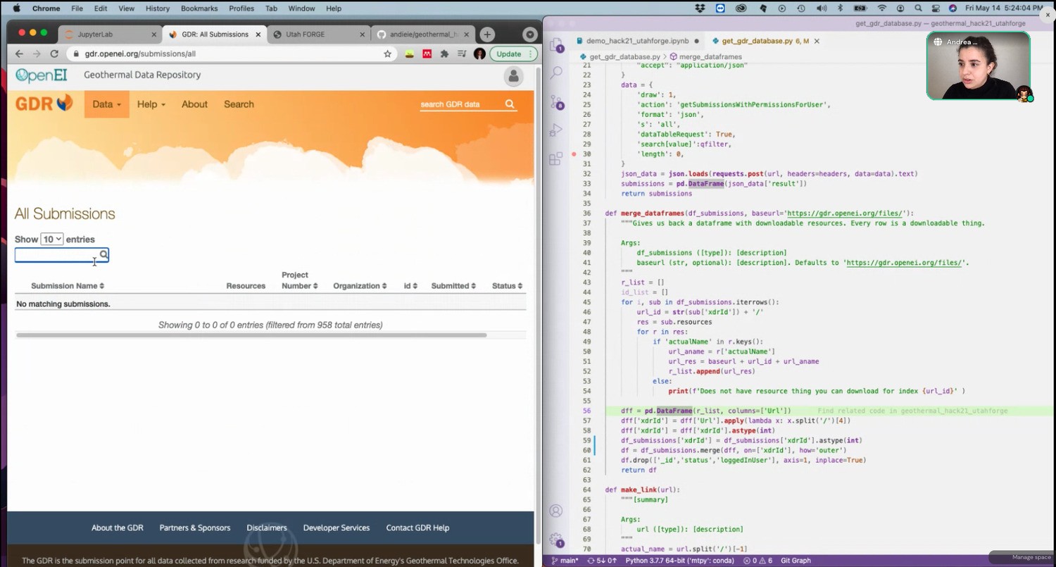Projects from the Geothermal Hackathon 2021 — Agile