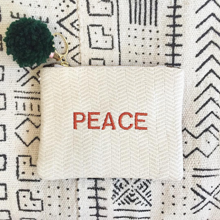 The Perfect Gift // Text Pouches — Simply Elegant