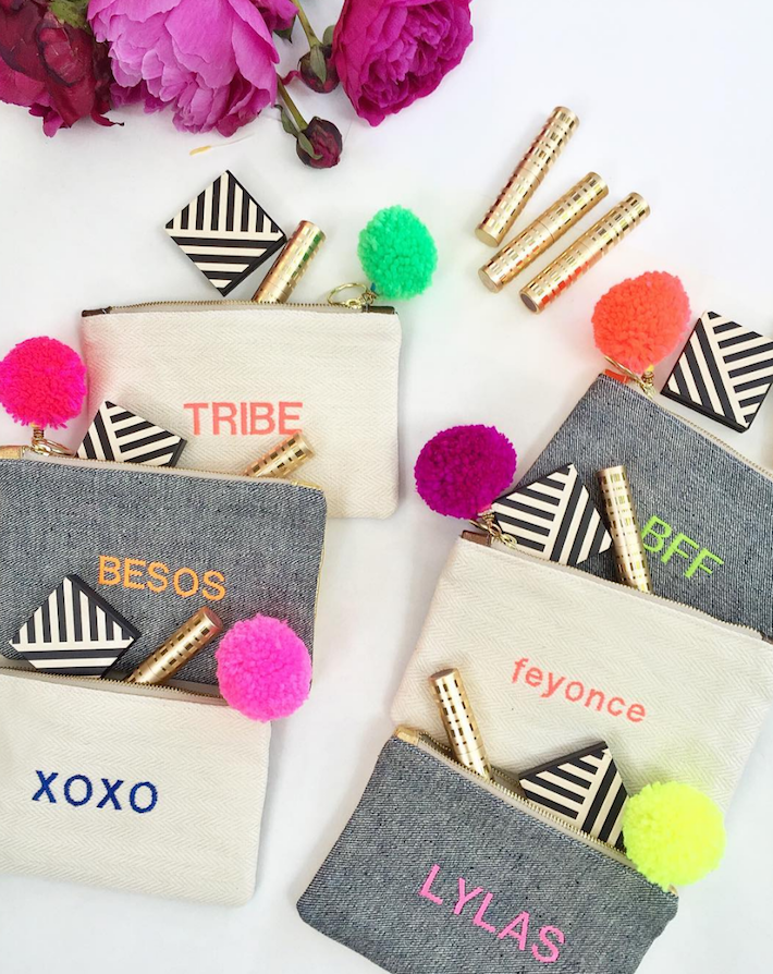 The Perfect Gift // Text Pouches — Simply Elegant