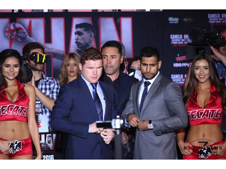VIDEO: Canelo-"He's (Khan) actually a very tall fighter"