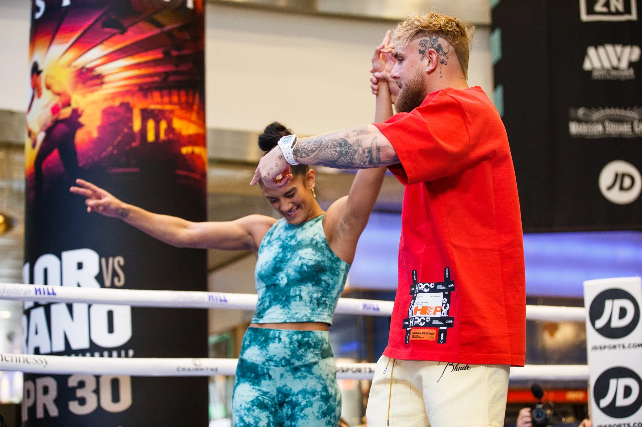PHOTOS: Katie Taylor vs. Amanda Serrano Media Workout
