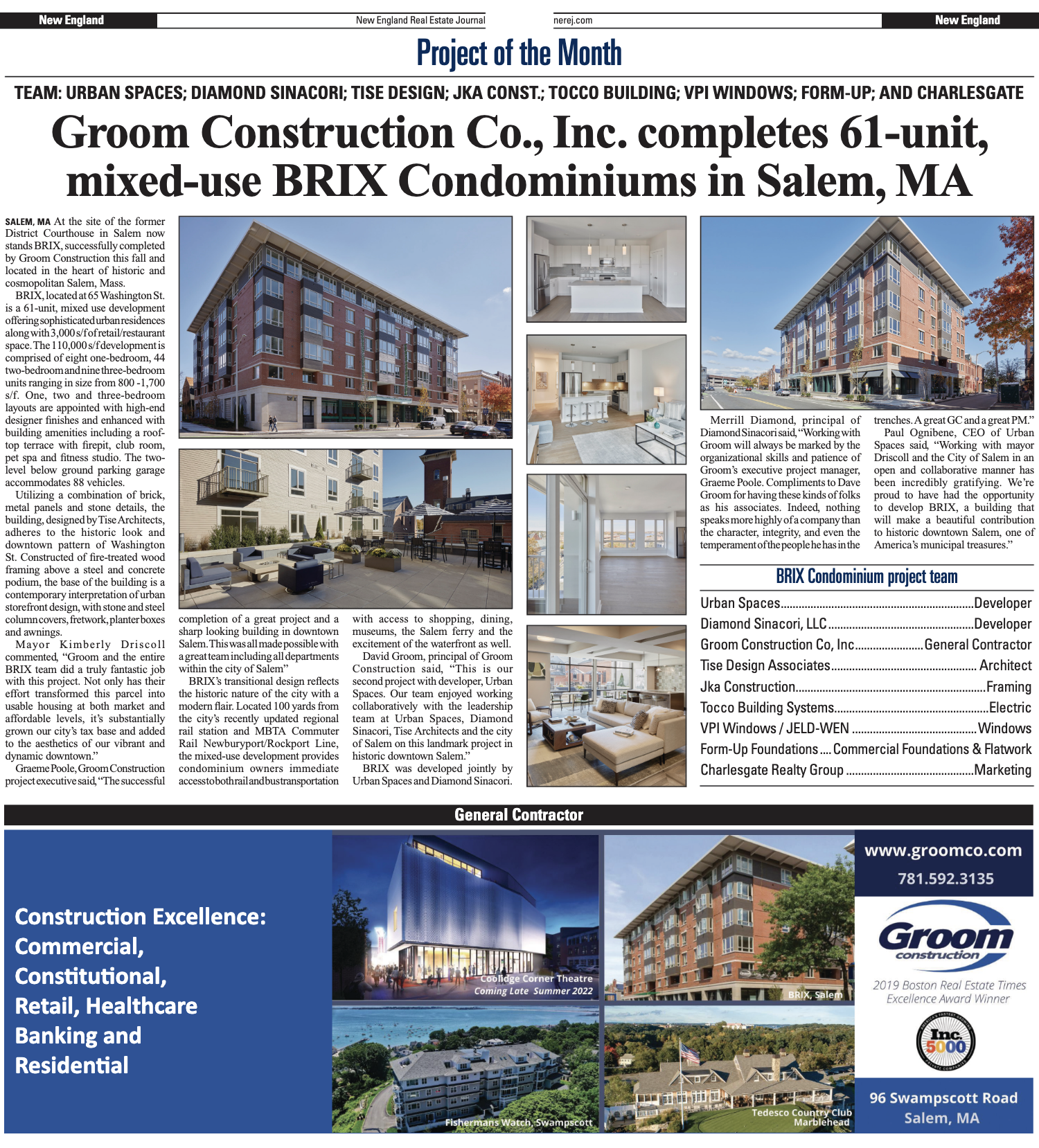NEWS — Construction Services | Remodeling Contractors | Groom Construction