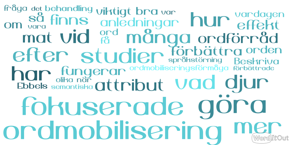 Går det att lära sig att hitta orden igen? — språkforskning.se