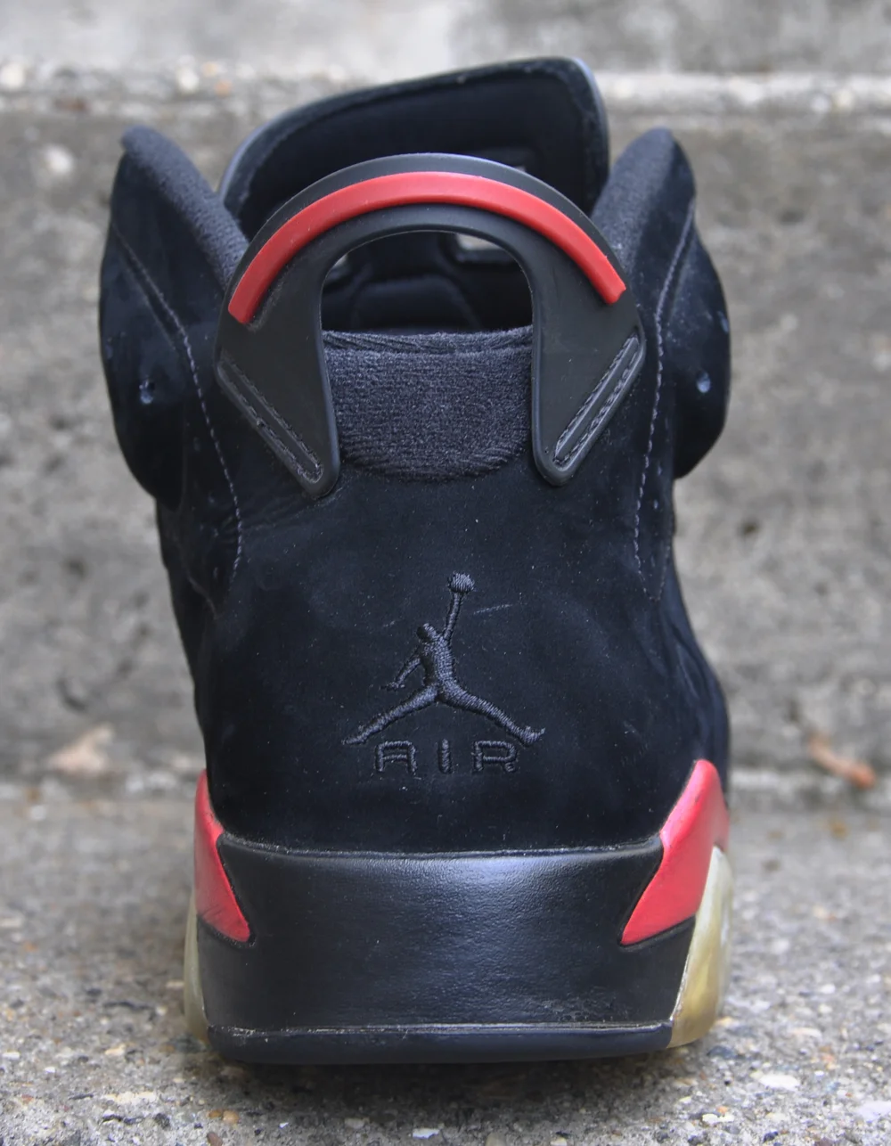 Jordan 6 Black Varsity Red