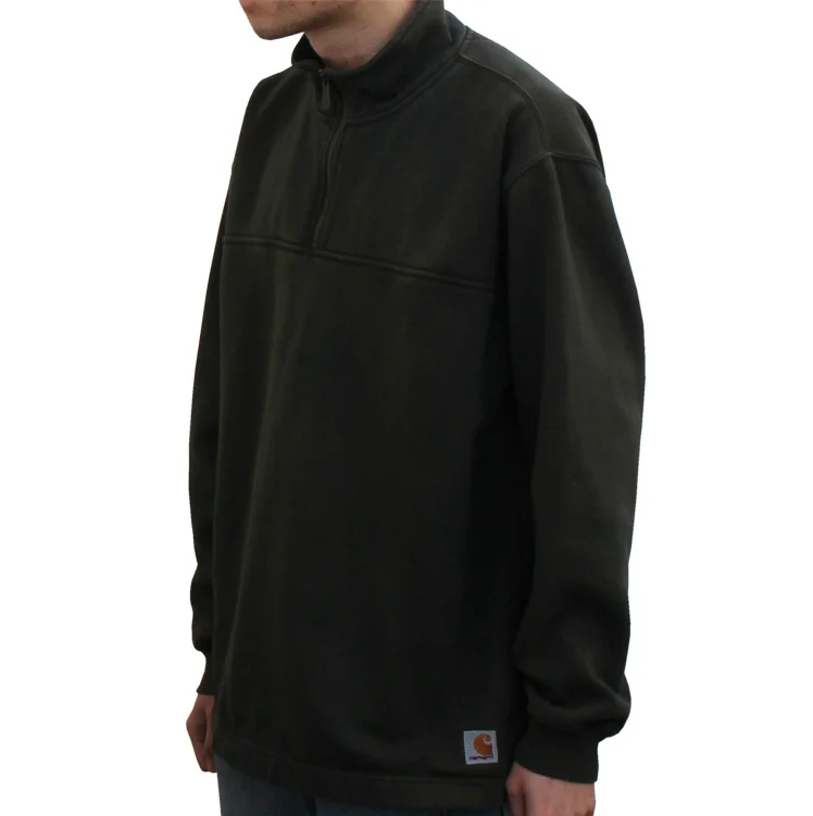 Carhartt Forest Green 1/4 Zip Sweatshirt (Size XL) — Roots