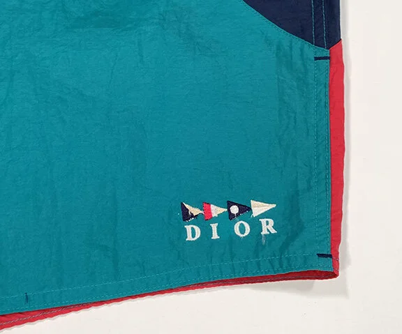 Vintage Dior Sailing Colorful Swim Trunks (Size XL) — RootsBK