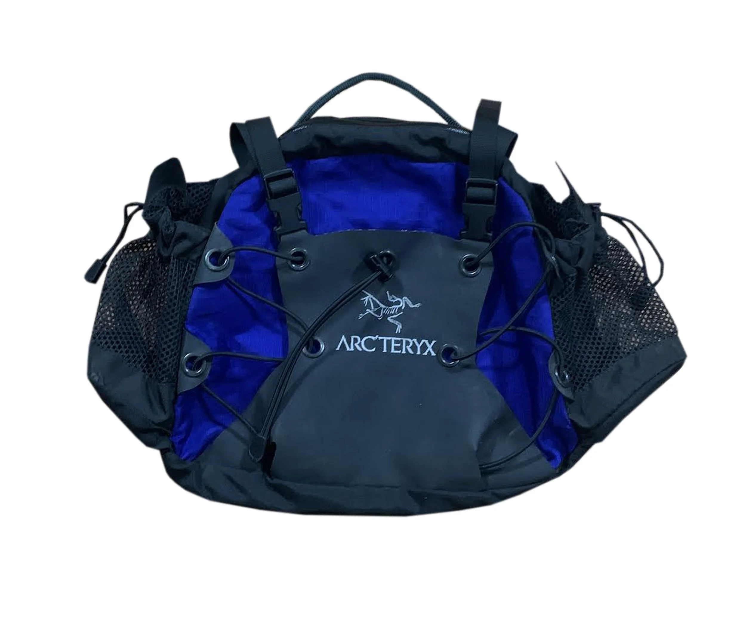 Arcteryx Q10 Black / Blue Waist pack. — RootsBK