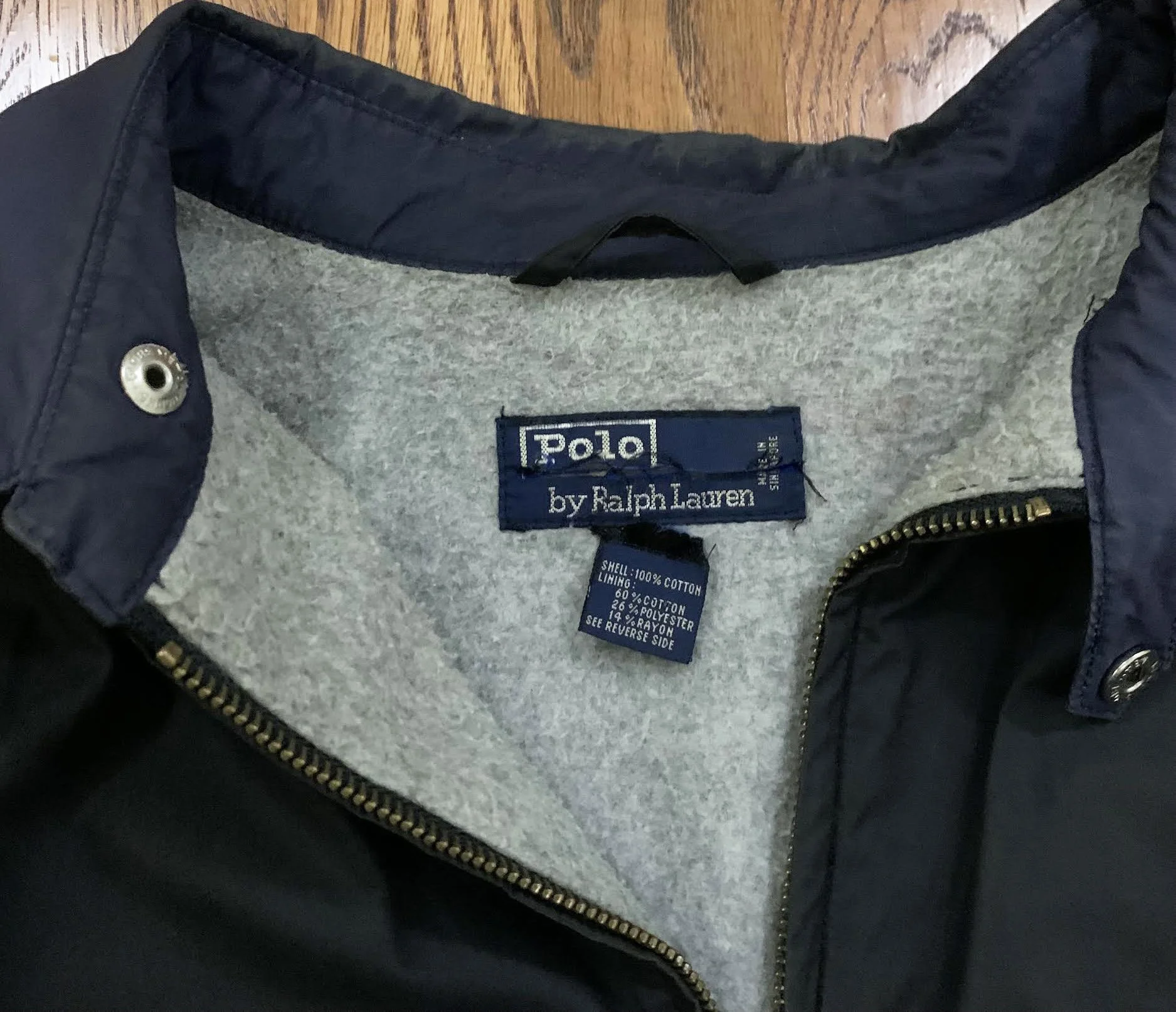 Vintage Polo Ralph Lauren Colorblock Fleece Lined Jacket (Size M) — RootsBK