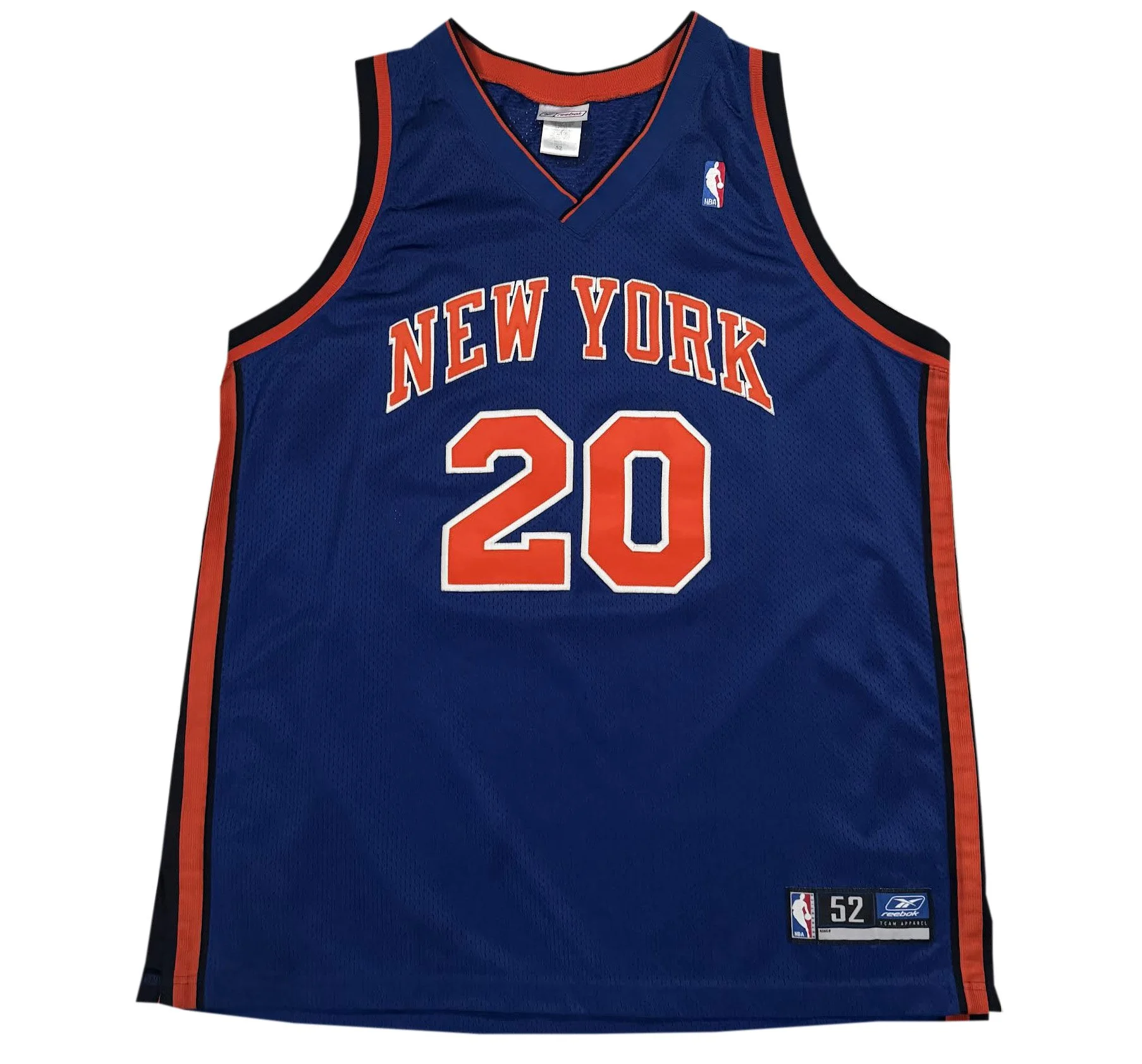 Vintage Reebok New York Knicks Allan Houston Authentic Jersey (Size 52 ...