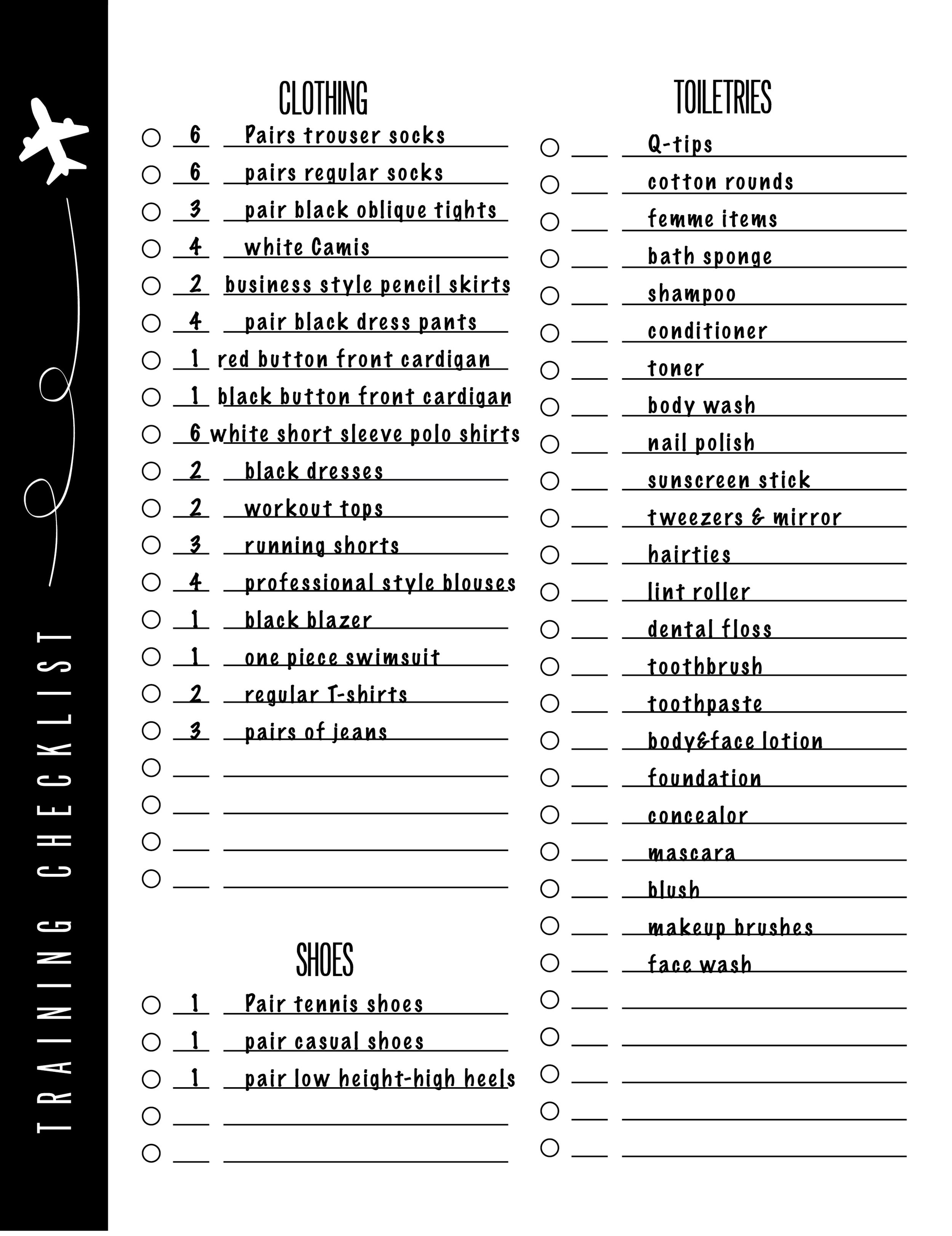 Flight Attendant Training: What I'm Packing