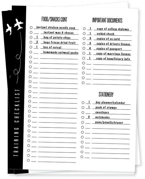 Flight Attendant Training: What I'm Packing