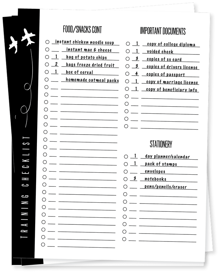 Flight Attendant Training: What I'm Packing