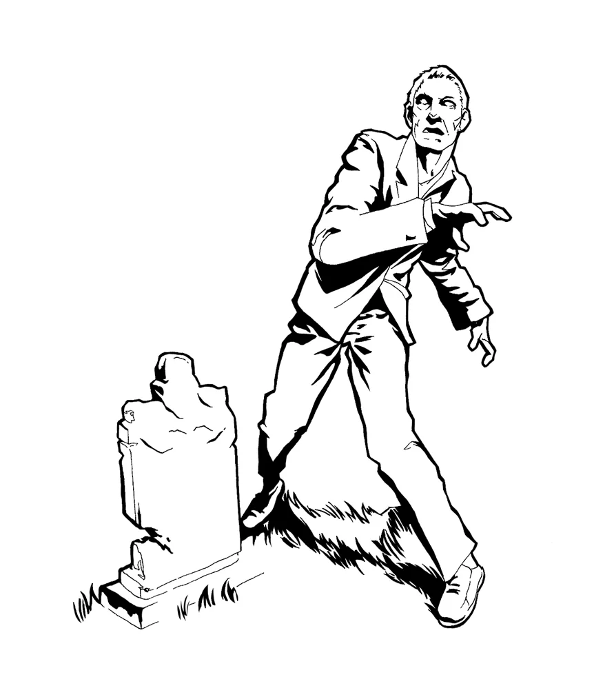 Night Of The Living Dead Drawing
