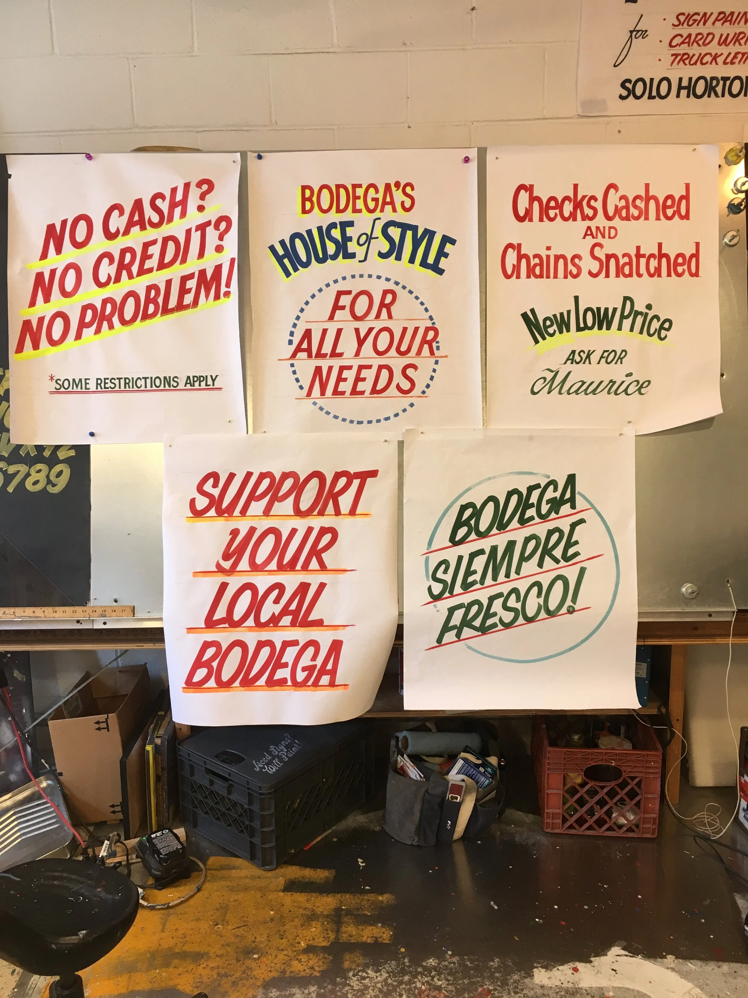 Vintage Grocery Store Signs