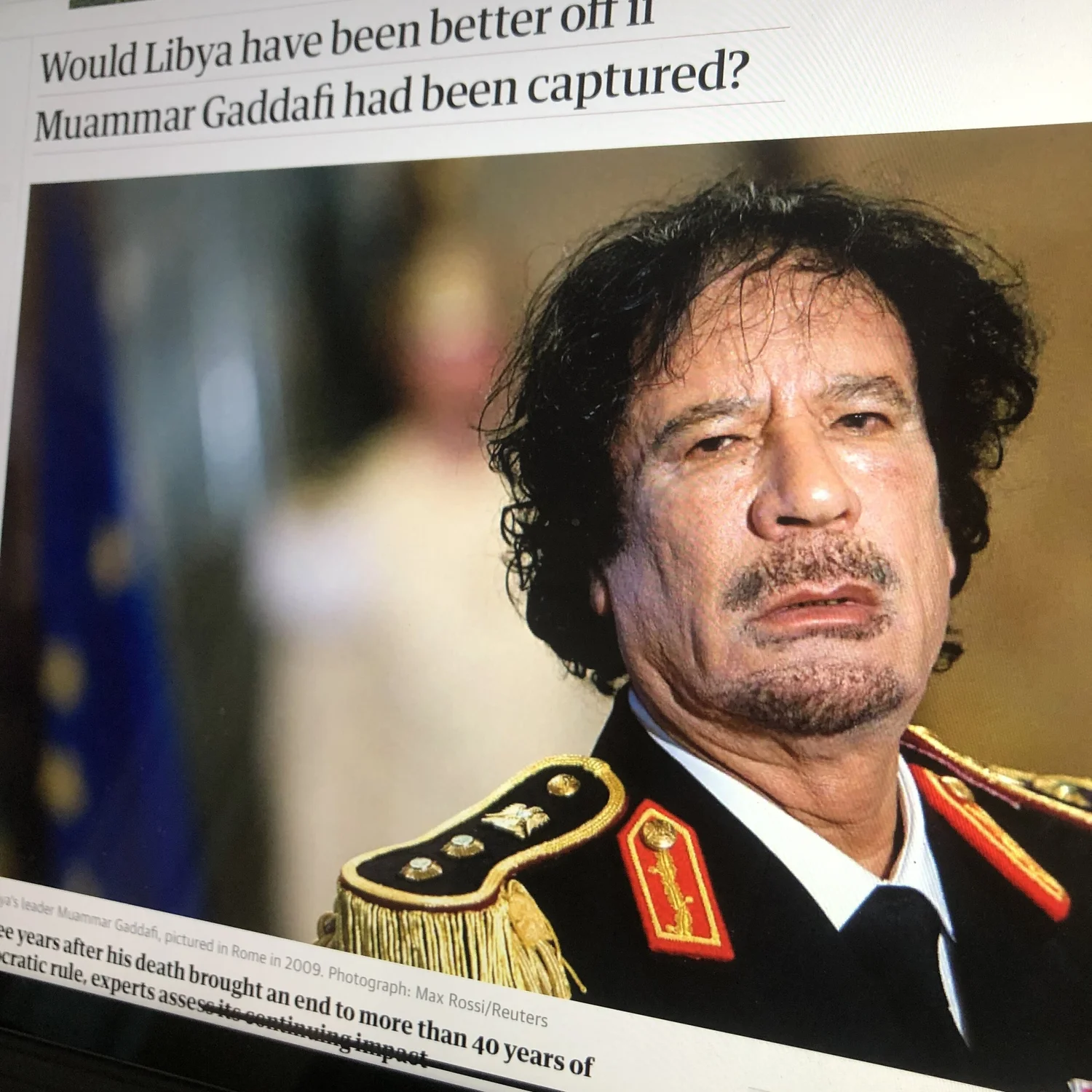 Poem x Gaddafi — Inua Ellams