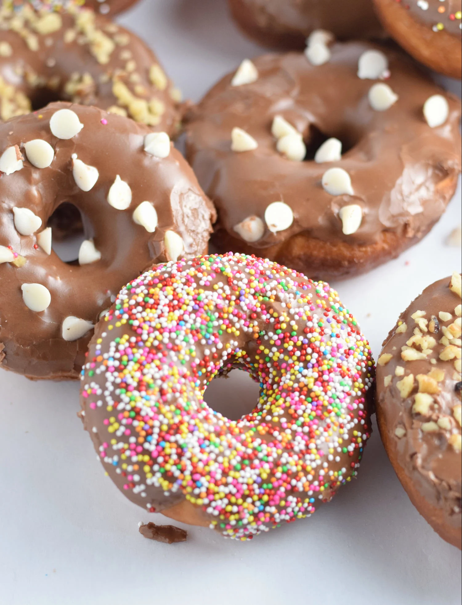 Soft and Fluffy Donuts with Four Glazes | Truffles and Trends