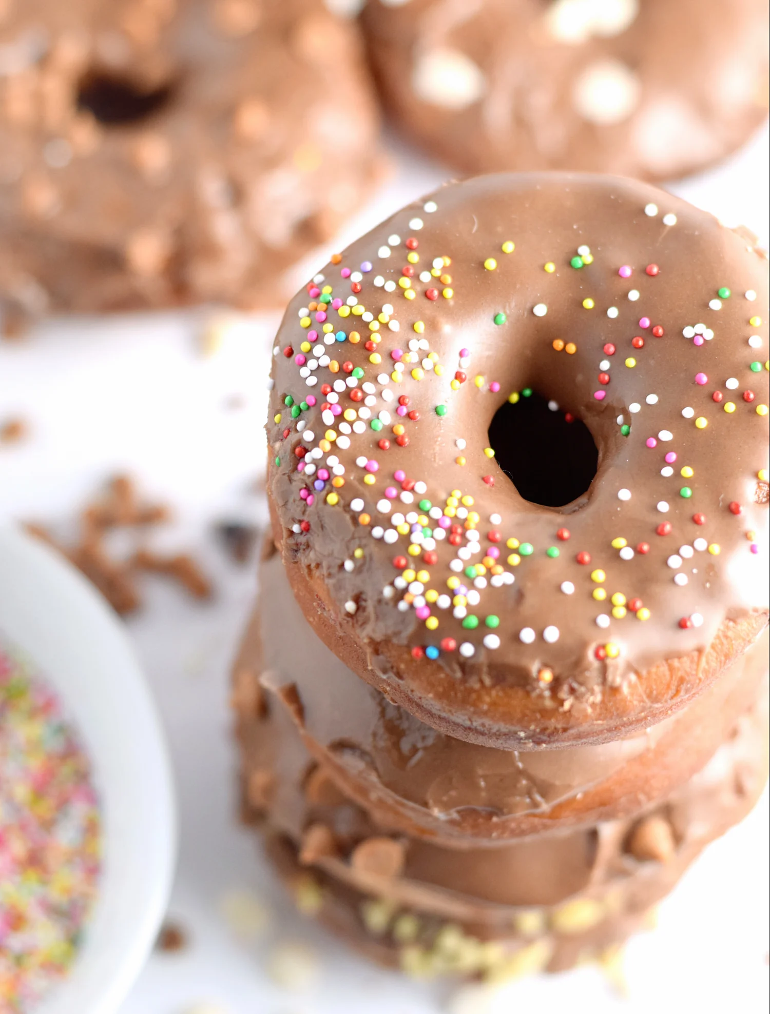 Soft and Fluffy Donuts with Four Glazes | Truffles and Trends