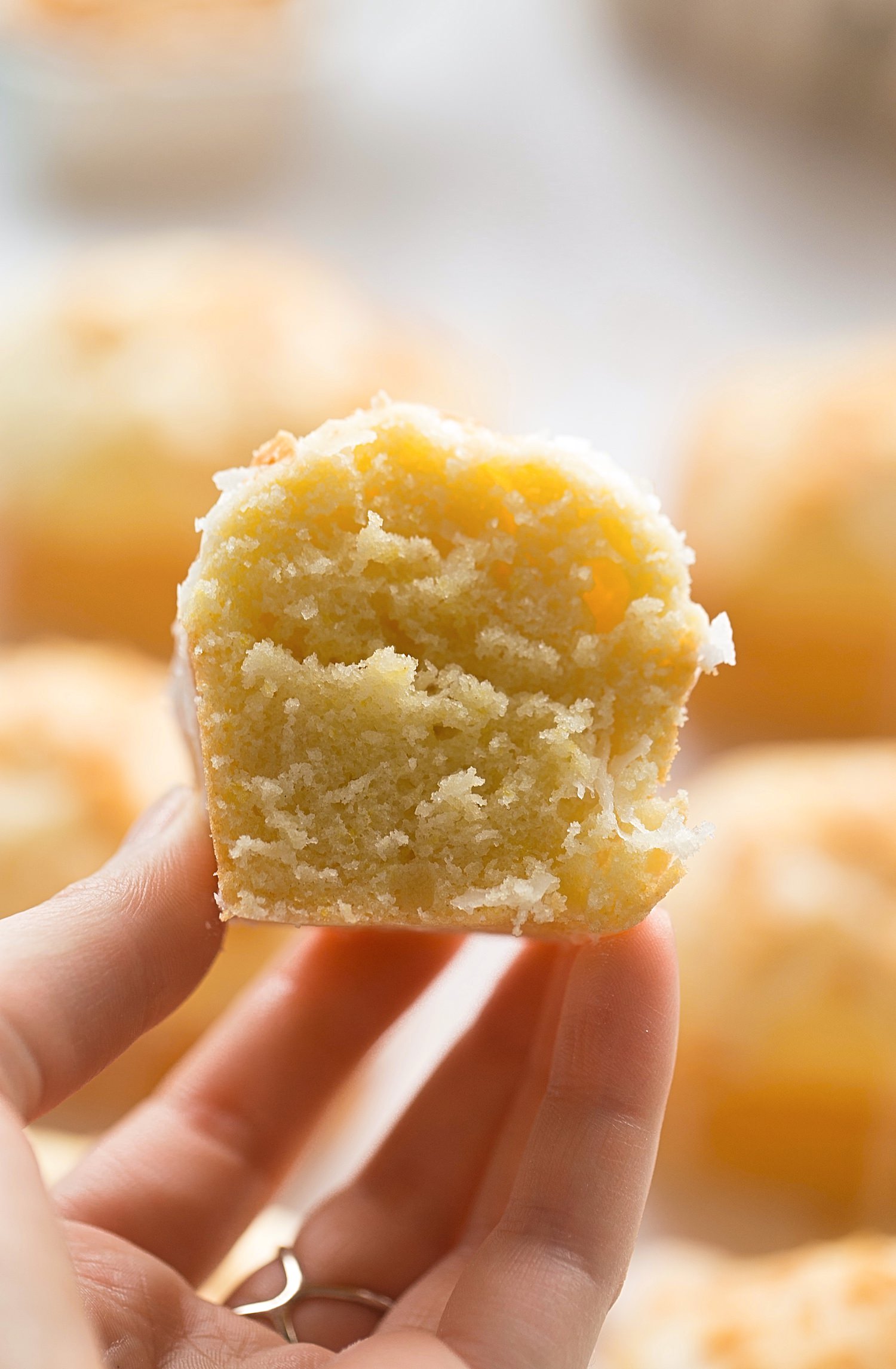 Mini Lemon Coconut Loaf Cakes | Truffles and Trends