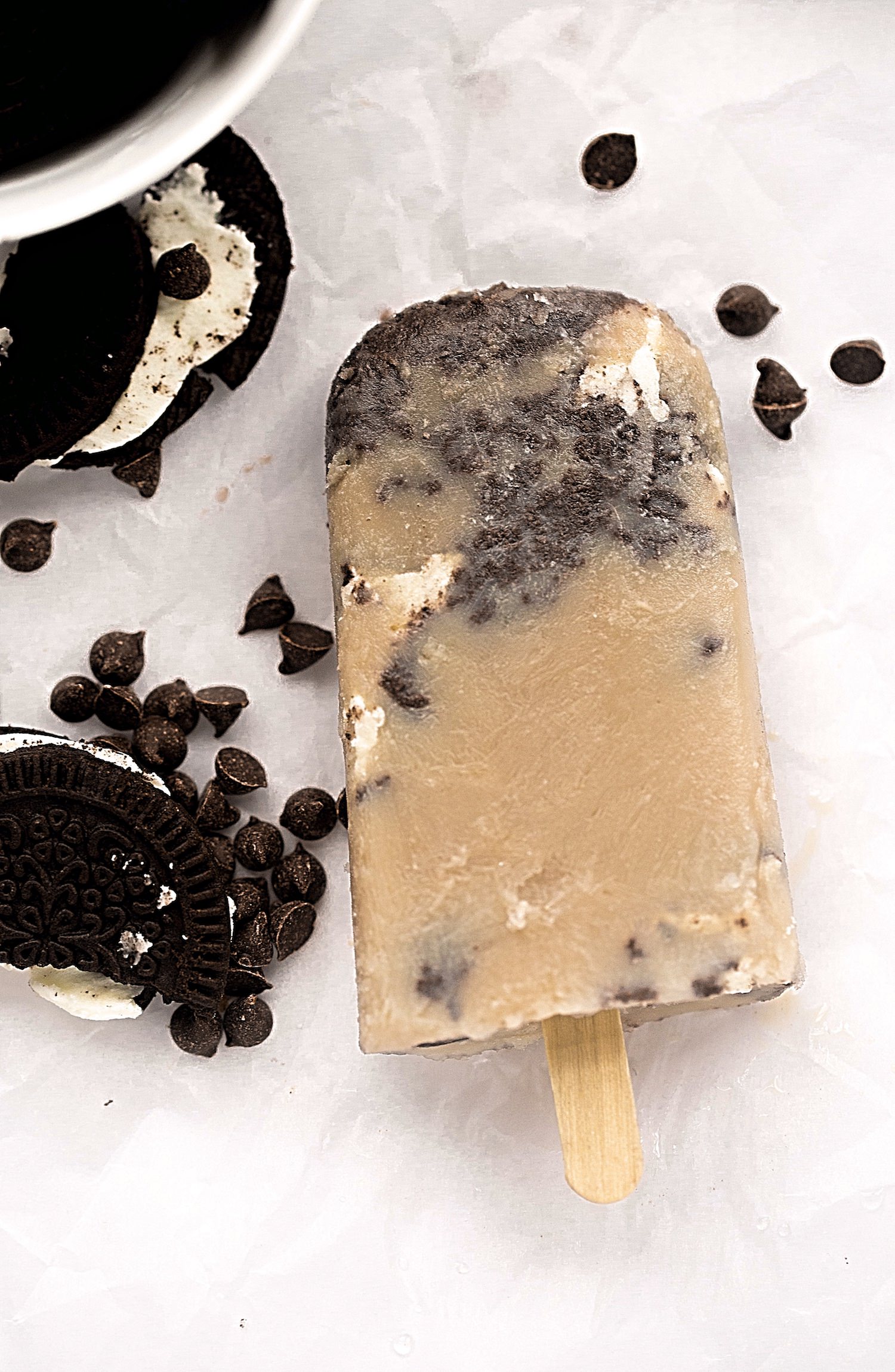 5-Ingredient Cookie Dough Popsicles | Truffles and Trends