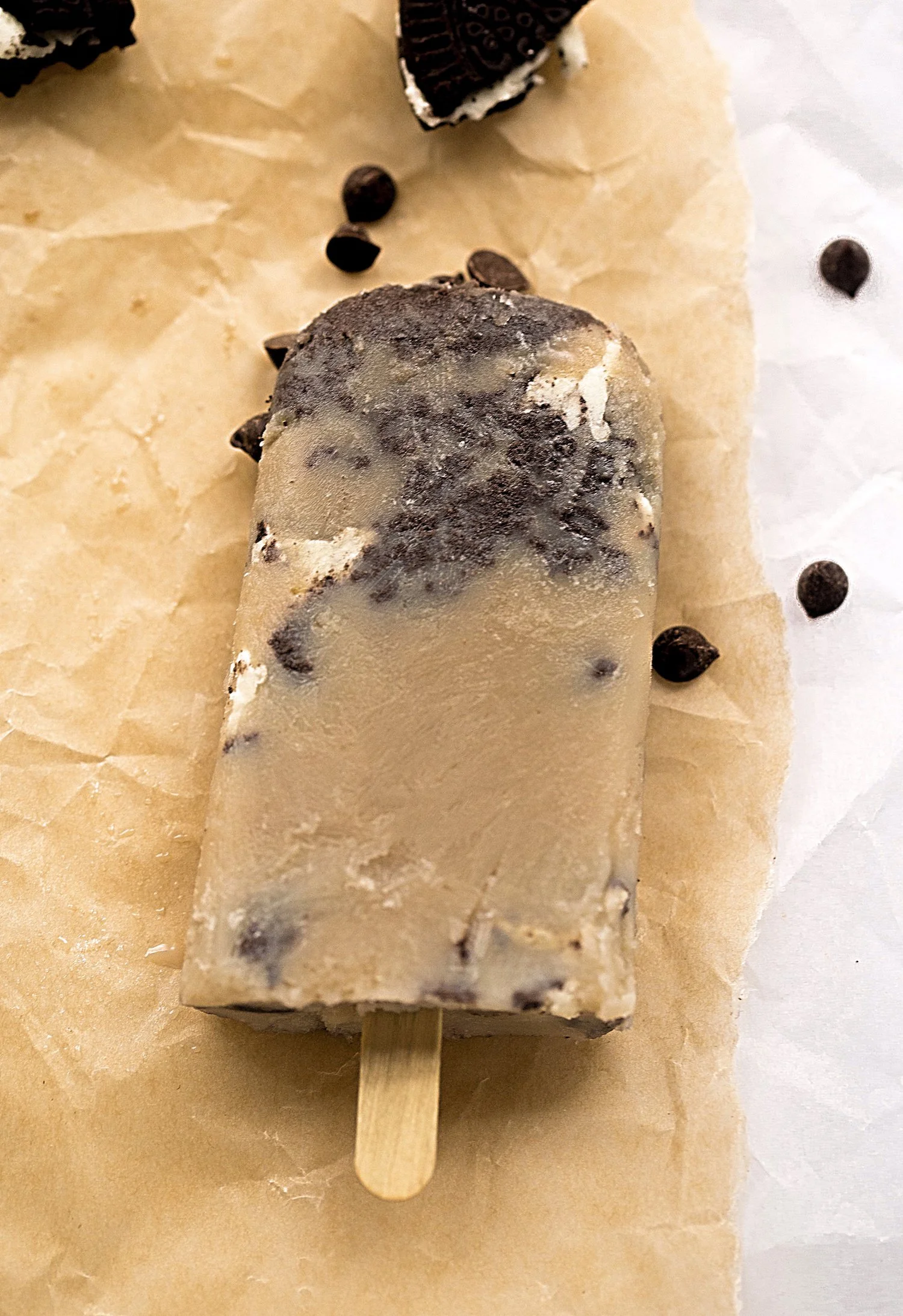 5-Ingredient Cookie Dough Popsicles | Truffles and Trends