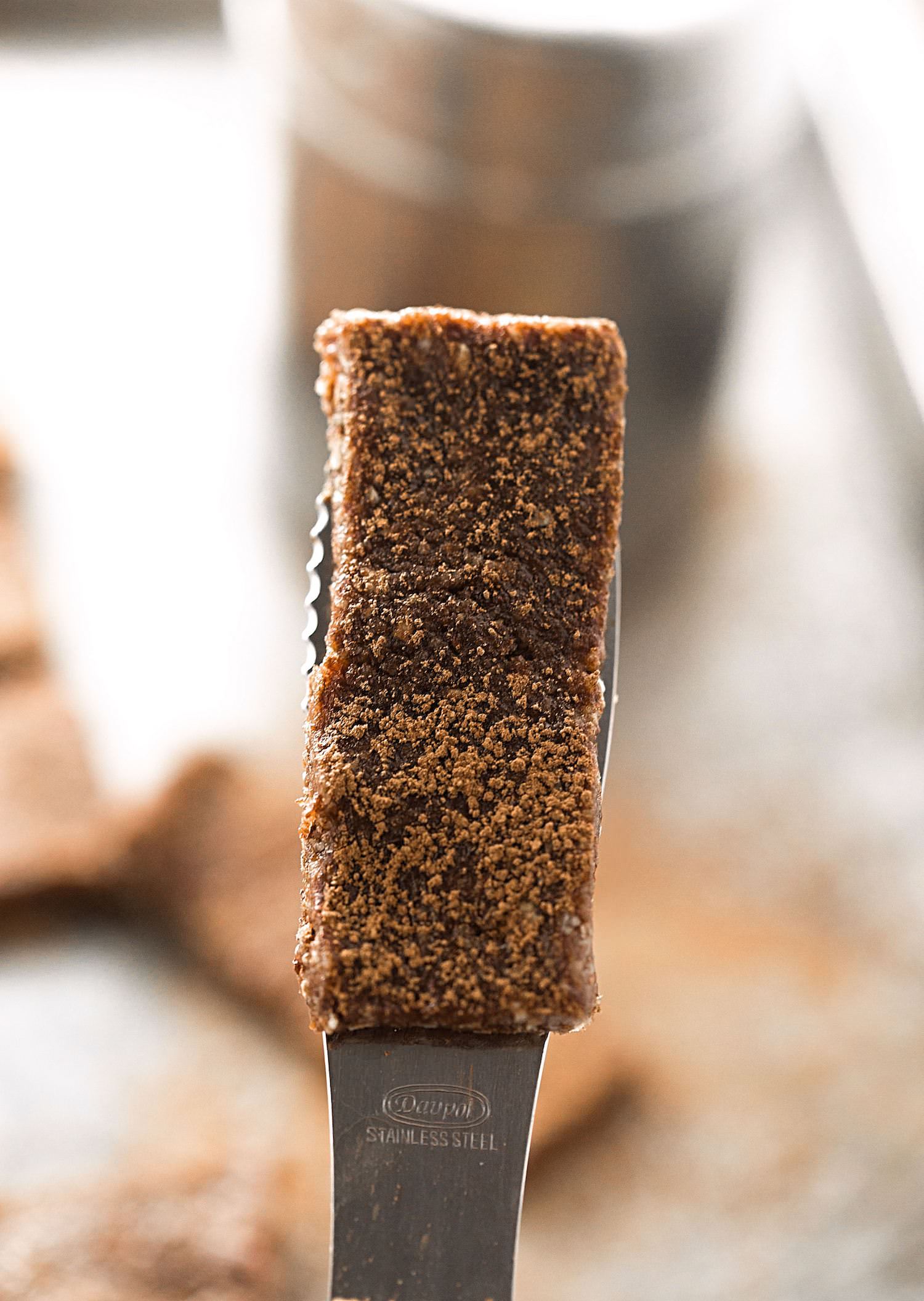No-Bake Maple Nut Chocolate Bars | Truffles and Trends