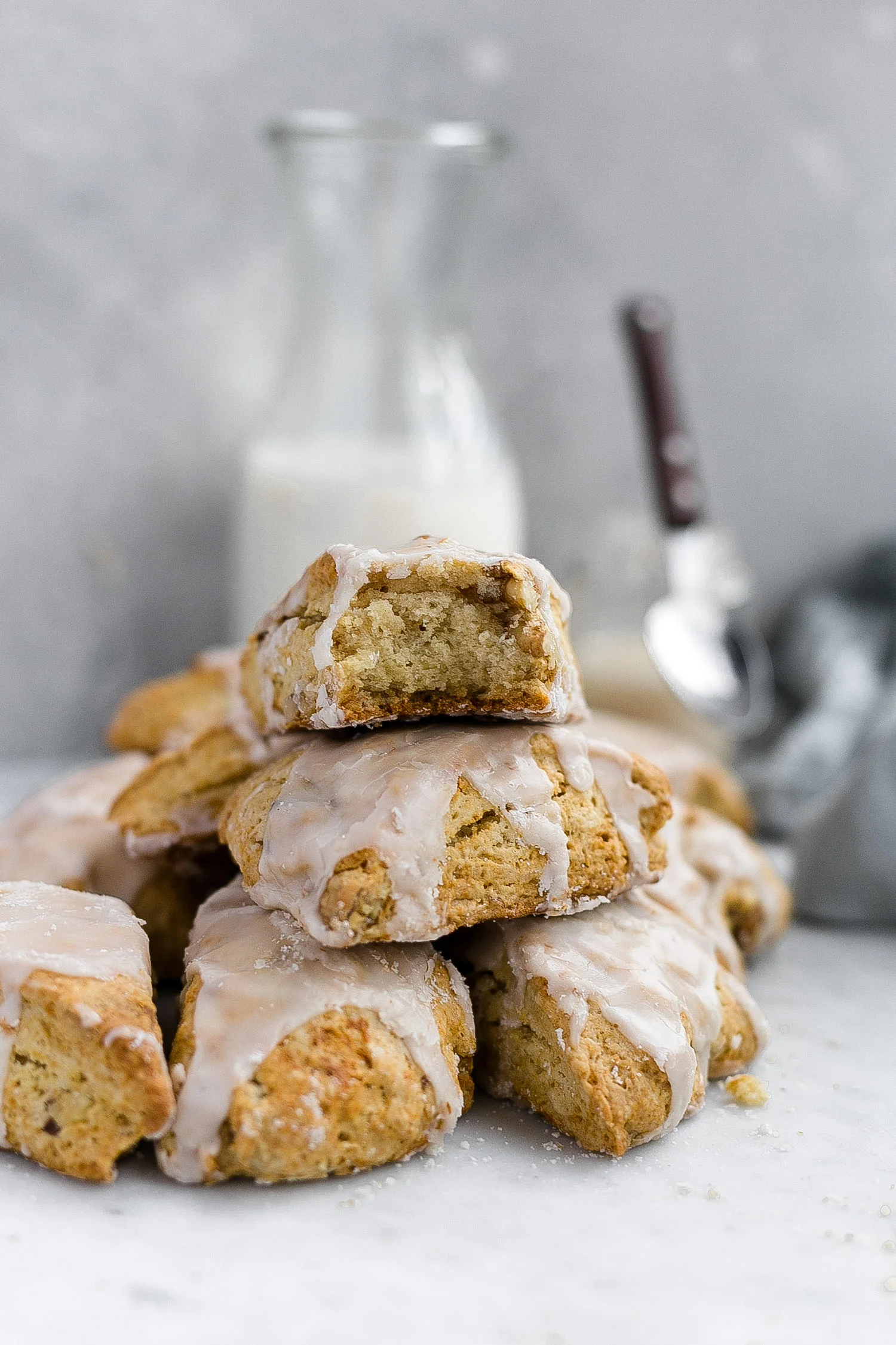 Earl Grey Toasted Walnut Honey Scones | Truffles and Trends