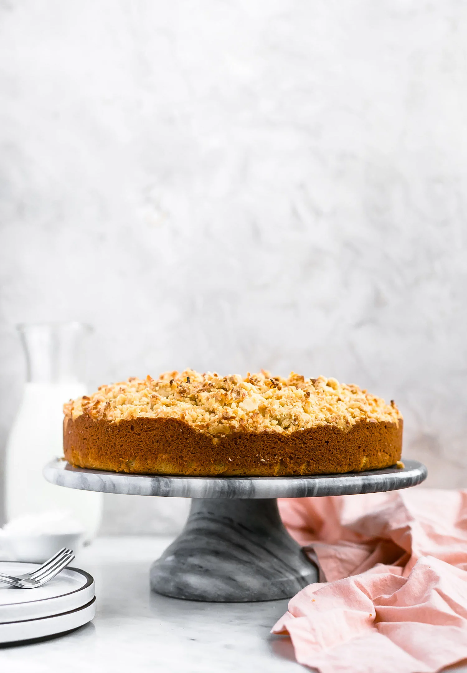 Coconut Crumb Cake | Truffles and Trends