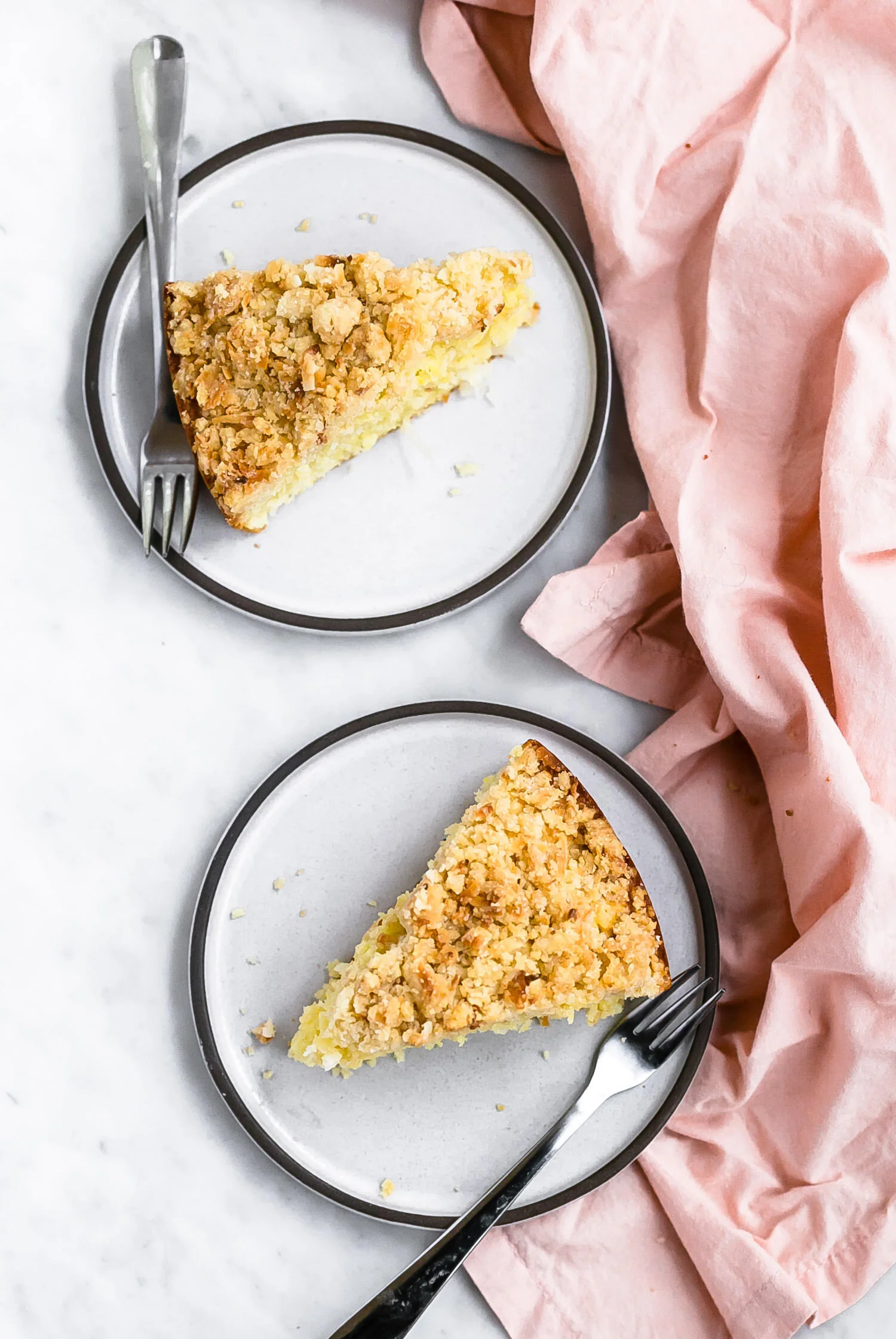 Coconut Crumb Cake | Truffles and Trends