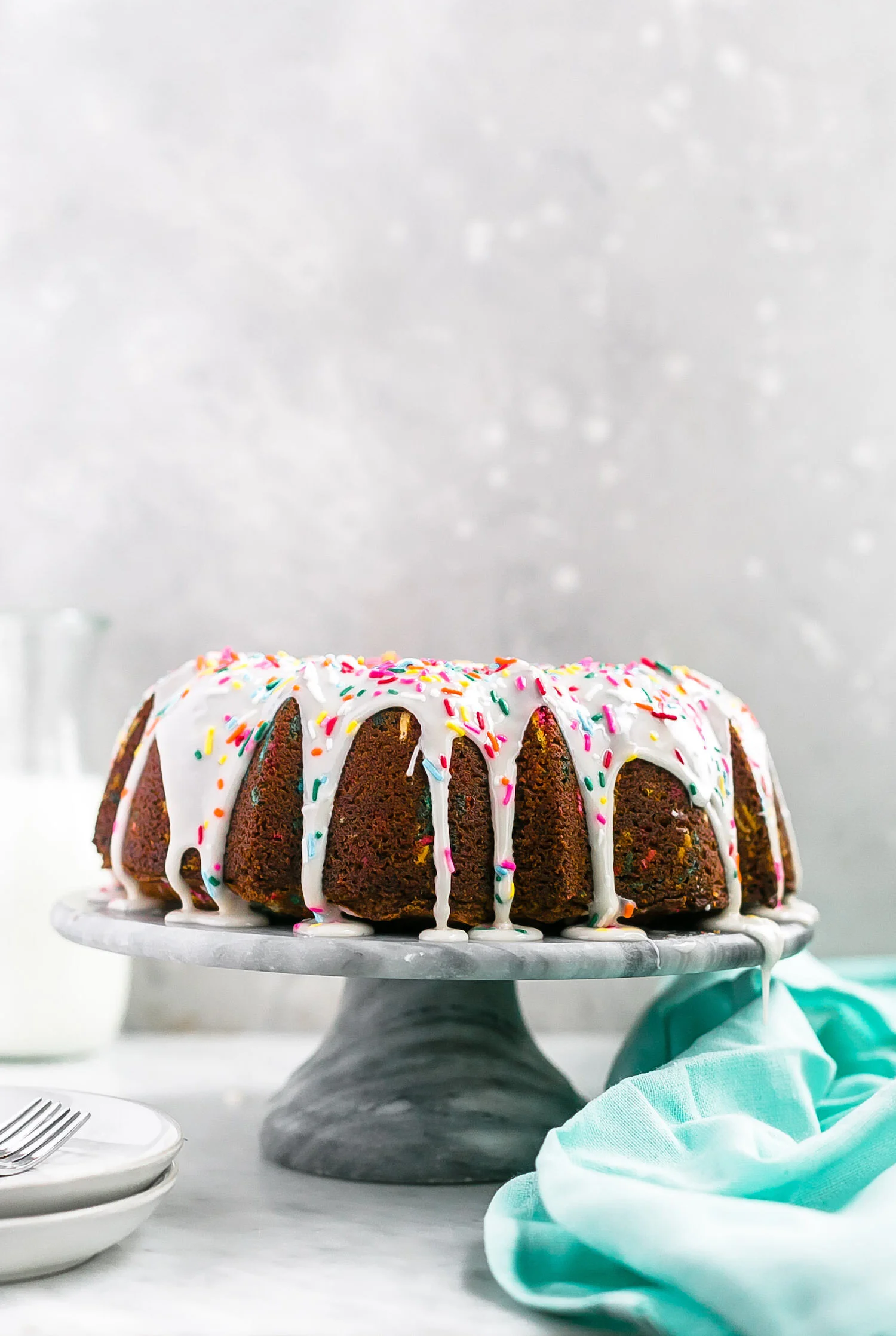 Funfetti Bundt Cake | Truffles and Trends