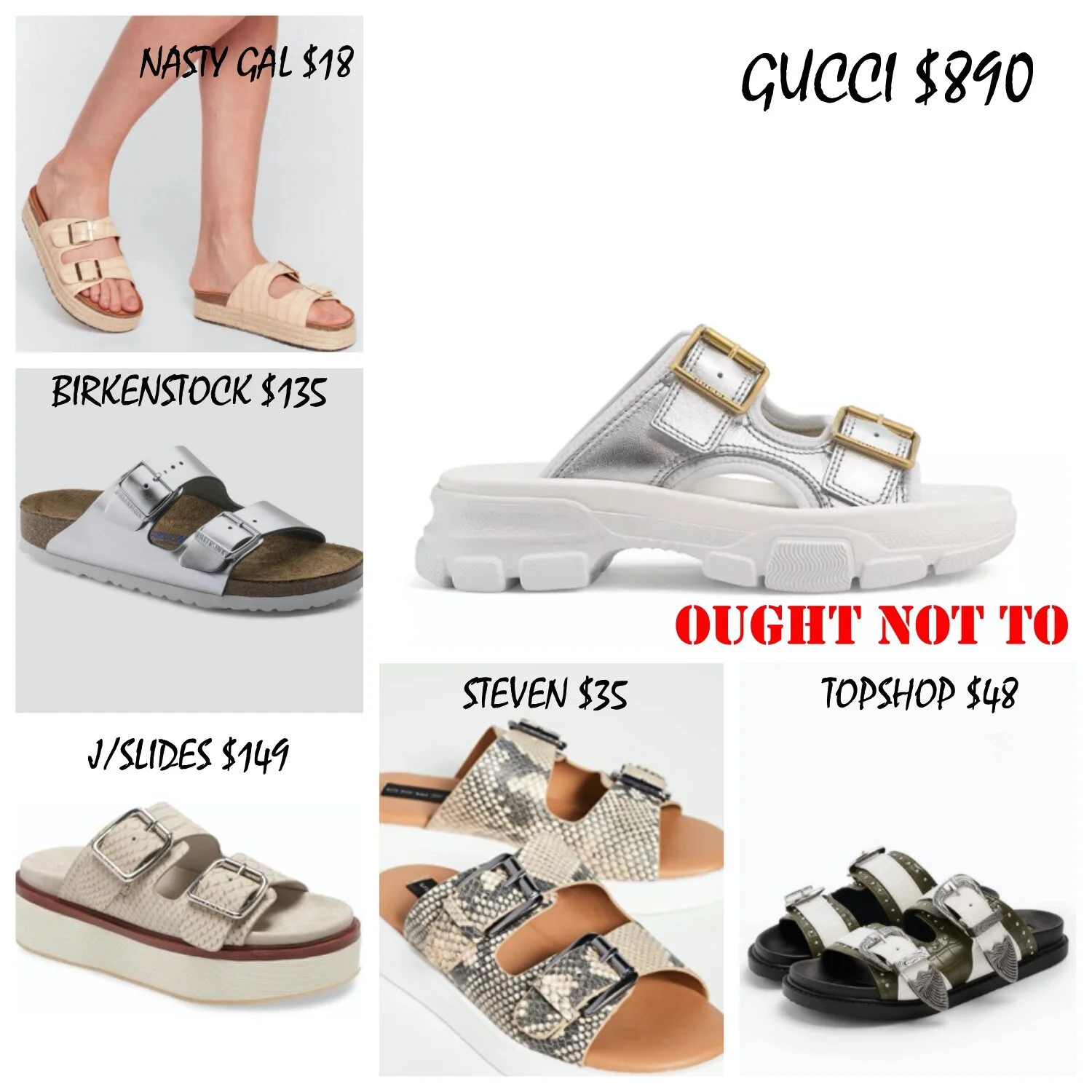 Ought Not To, Ought To: Sporty Sandals | Truffles and Trends