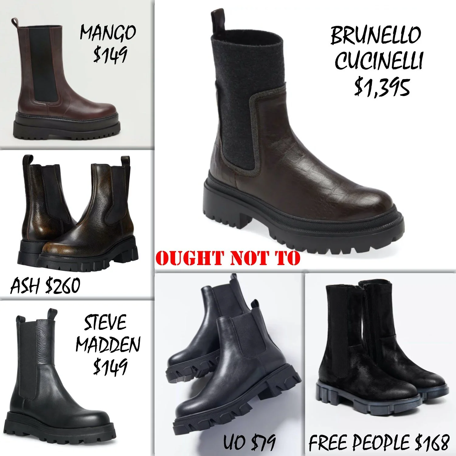 Ought Not To, Ought To: Lug Sole Boots | Truffles and Trends