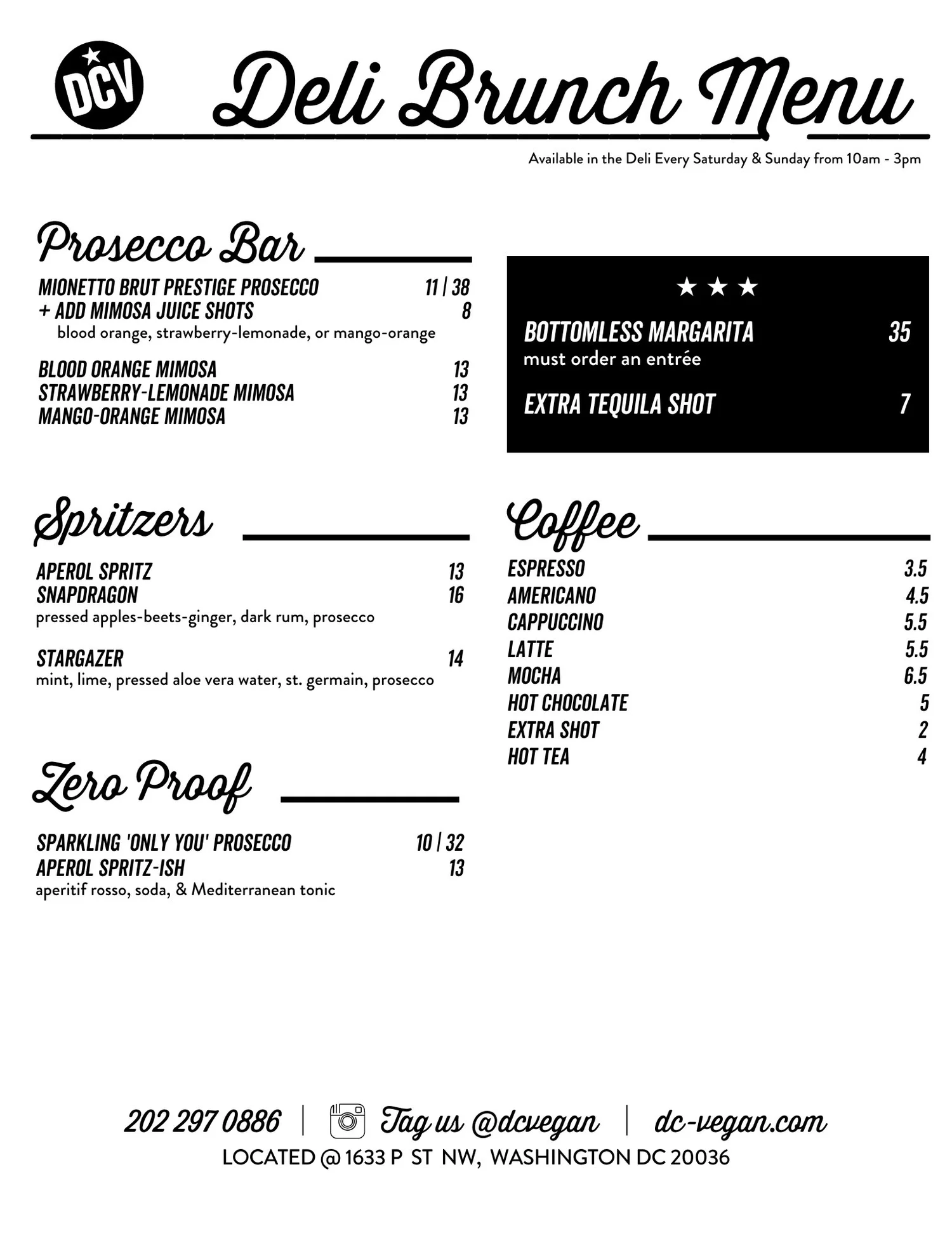 DC VEGAN — BRUNCH
