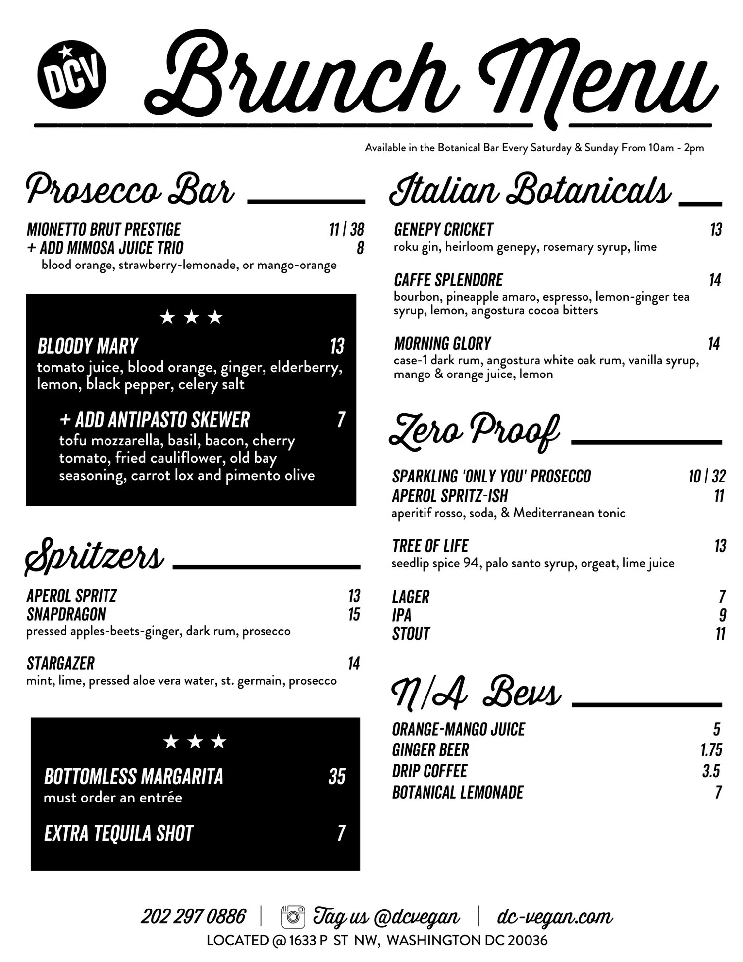 DC VEGAN — BRUNCH