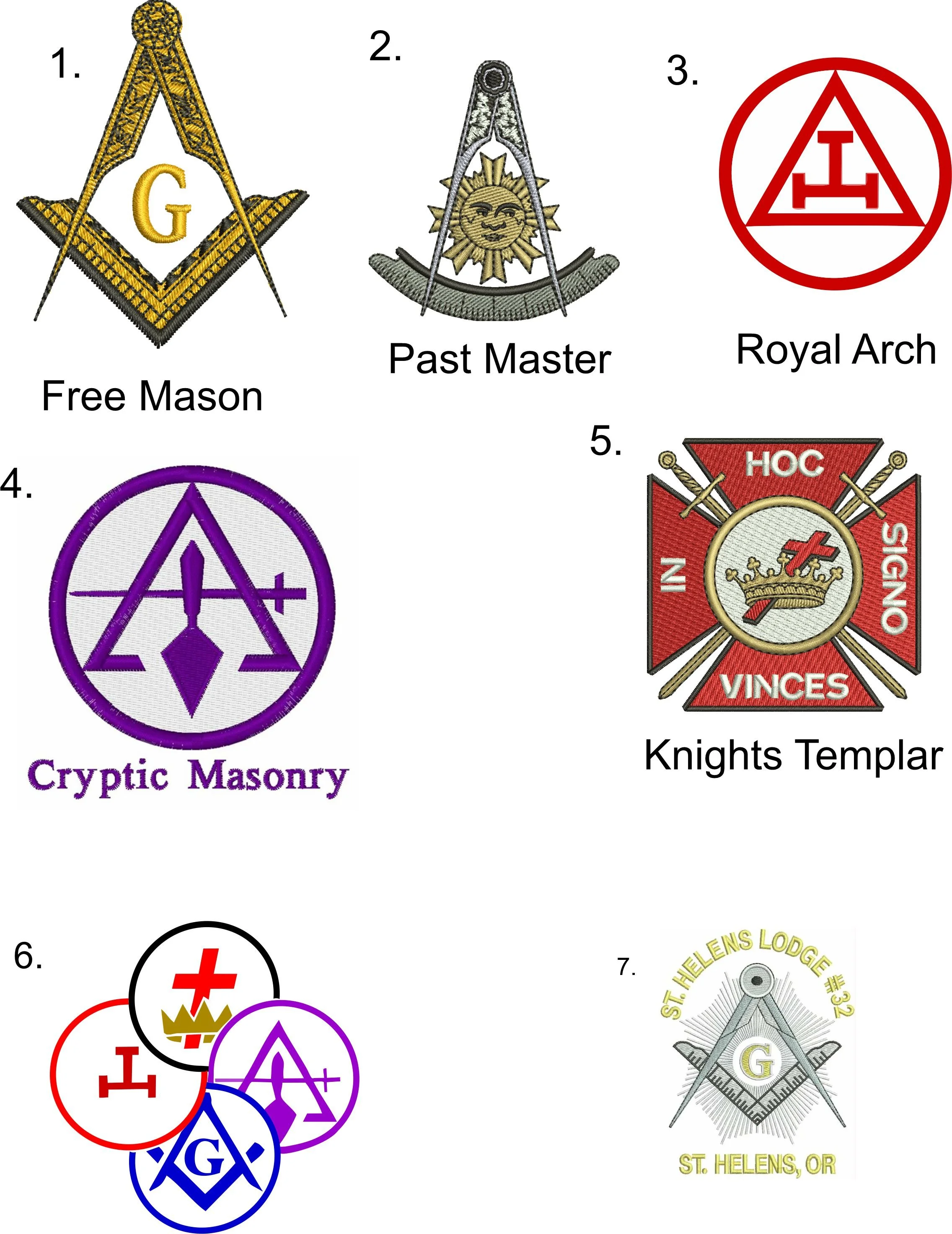 Masonic Vests — PepCo Designs