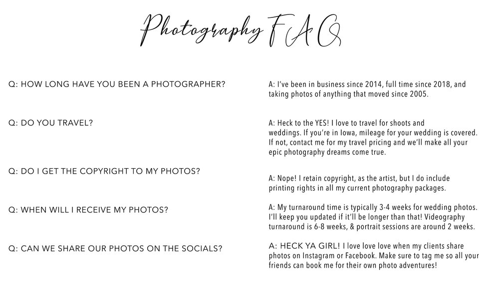 Photography — Des Moines Wedding Photographer