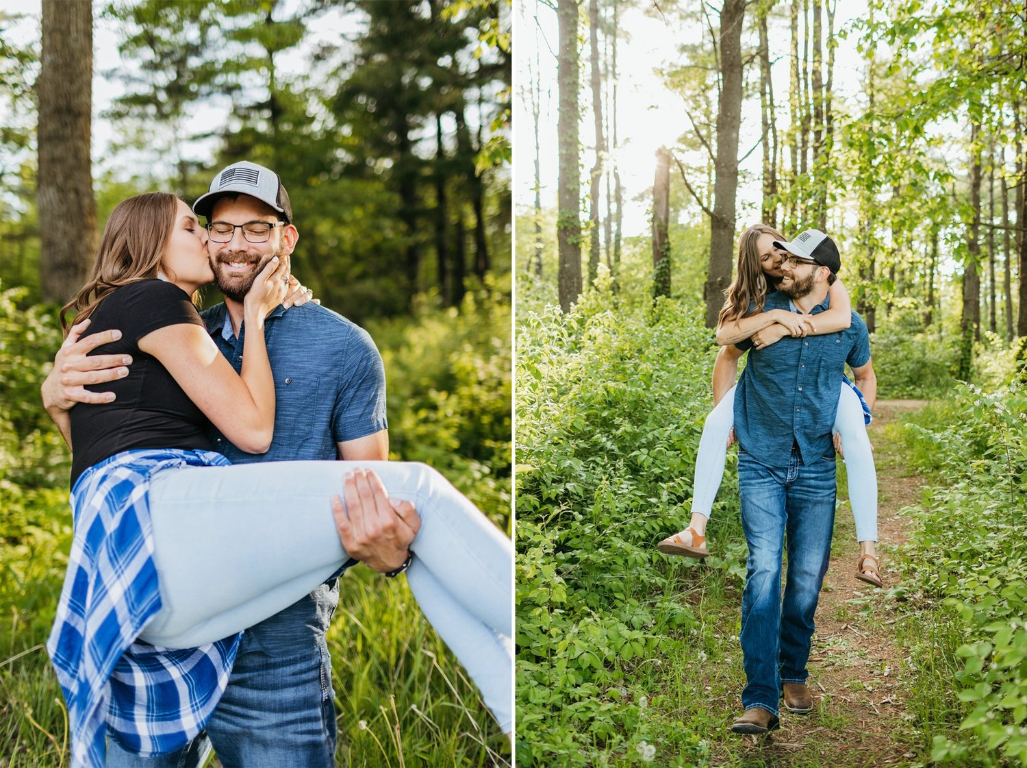 Jester Park Engagement Photos // Alli + Clint — Des Moines Wedding ...