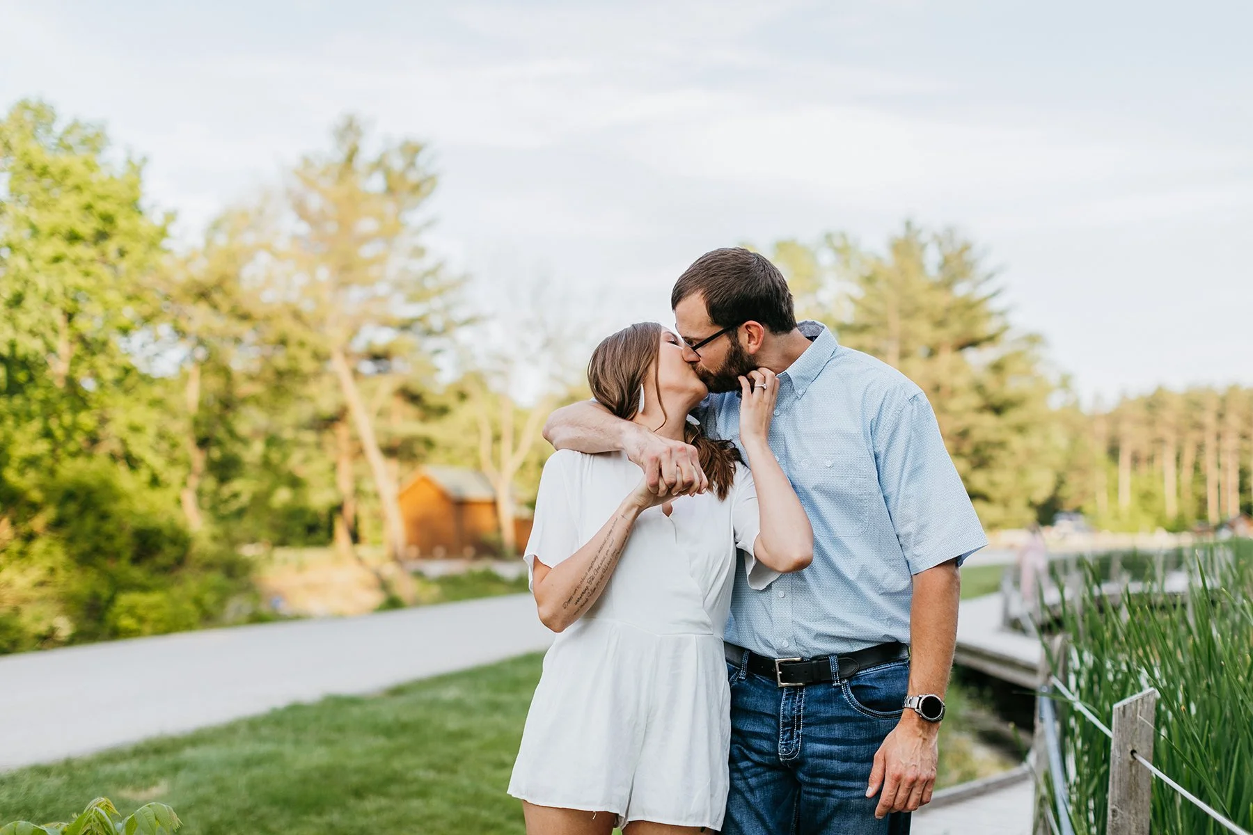 Jester Park Engagement Photos // Alli + Clint — Des Moines Wedding ...