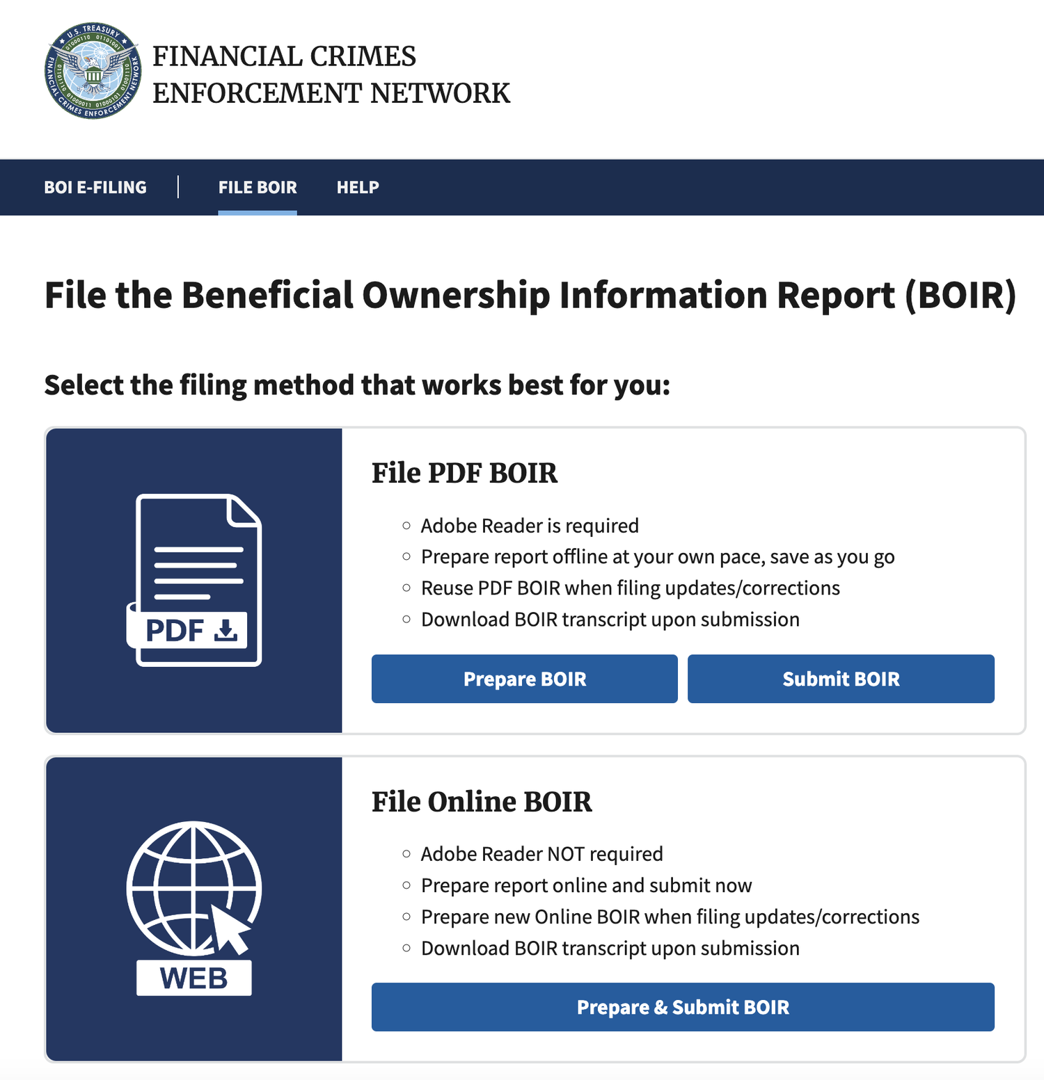 FinCEN Announces Opening of Website to Accept Beneficial Ownership ...