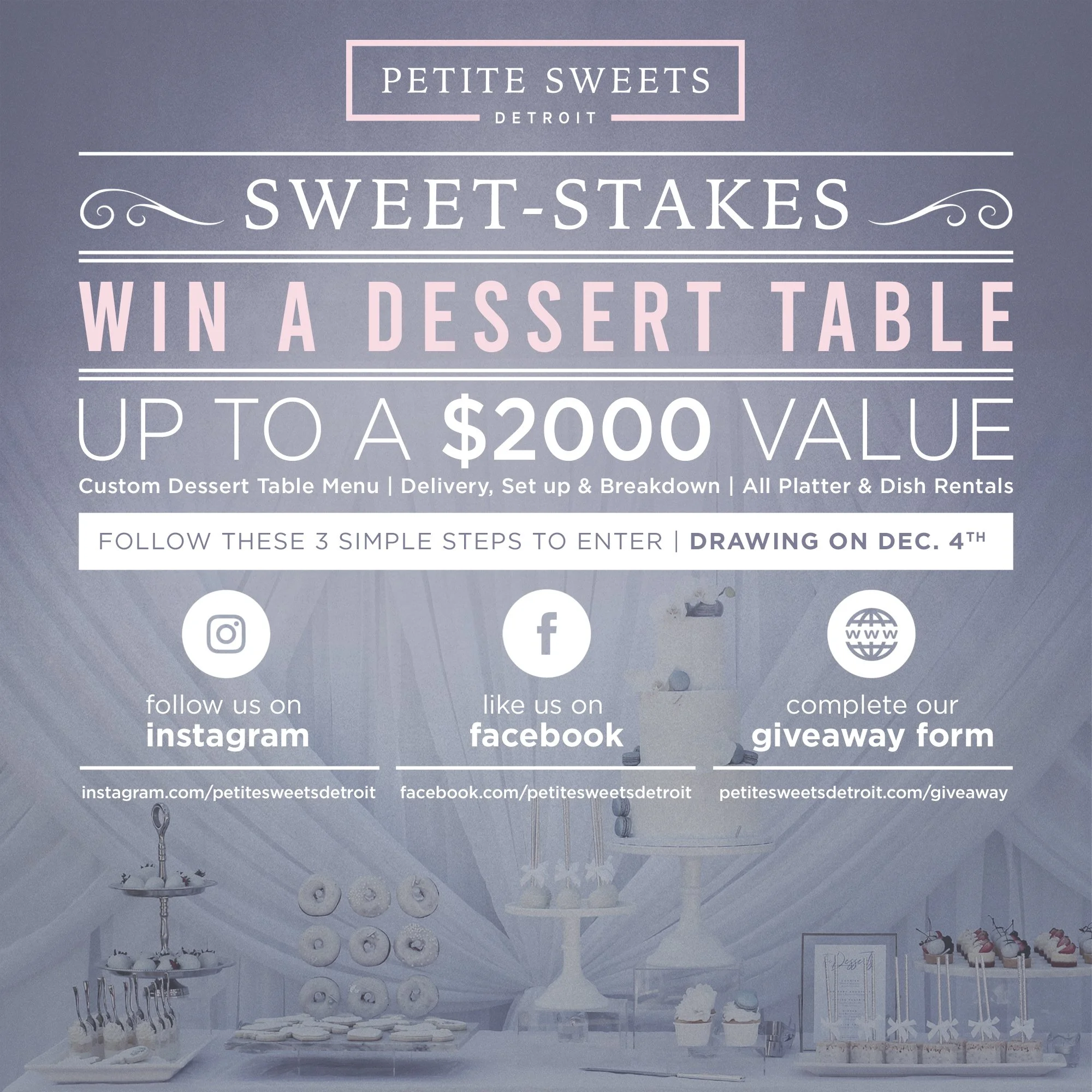 Giveaway — Petite Sweets Detroit