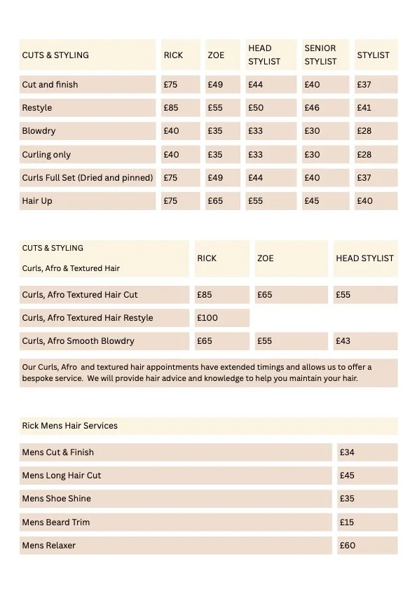 Hair — R i c k R o b e r t s